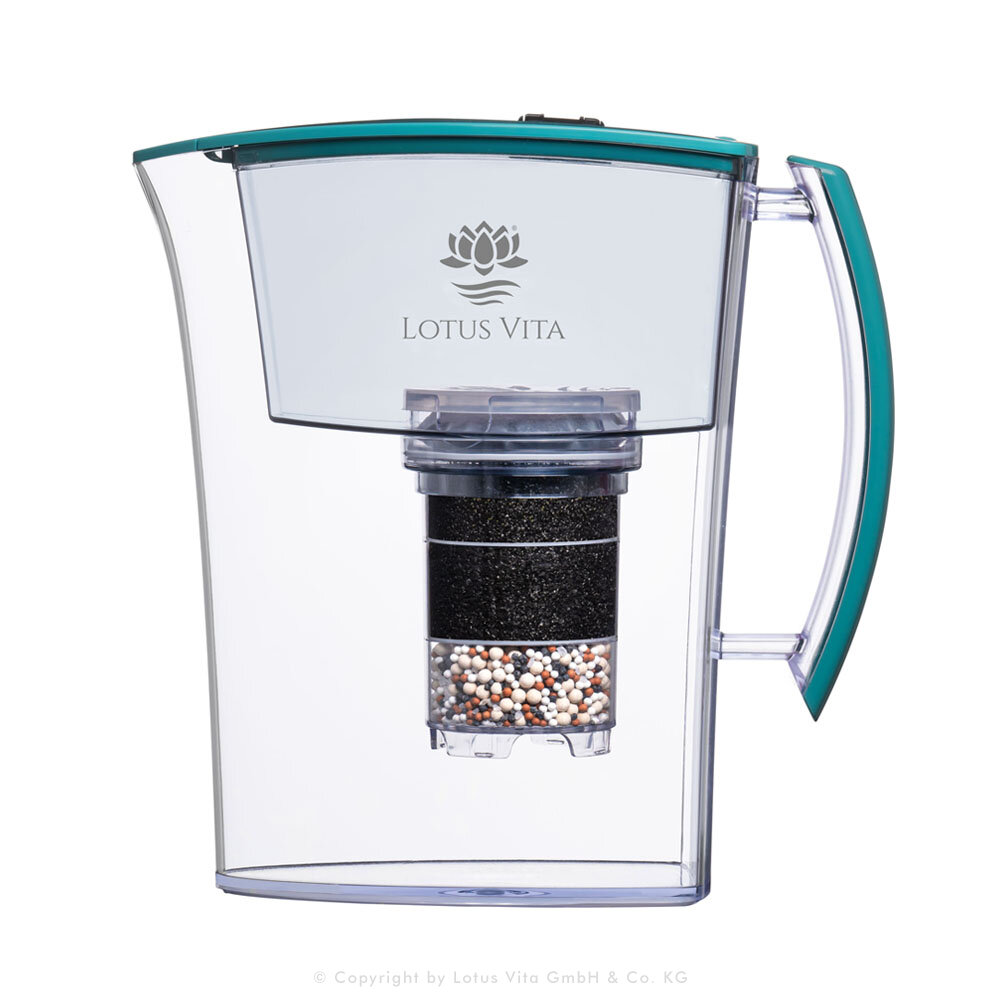 Lotus Filterkaraffe elegant Türkis NEU !! » Woge Leben